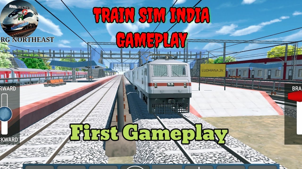 First Gameplay. Train sim India gameplay. TRAIN SIM INDIA. RG Northeast ...