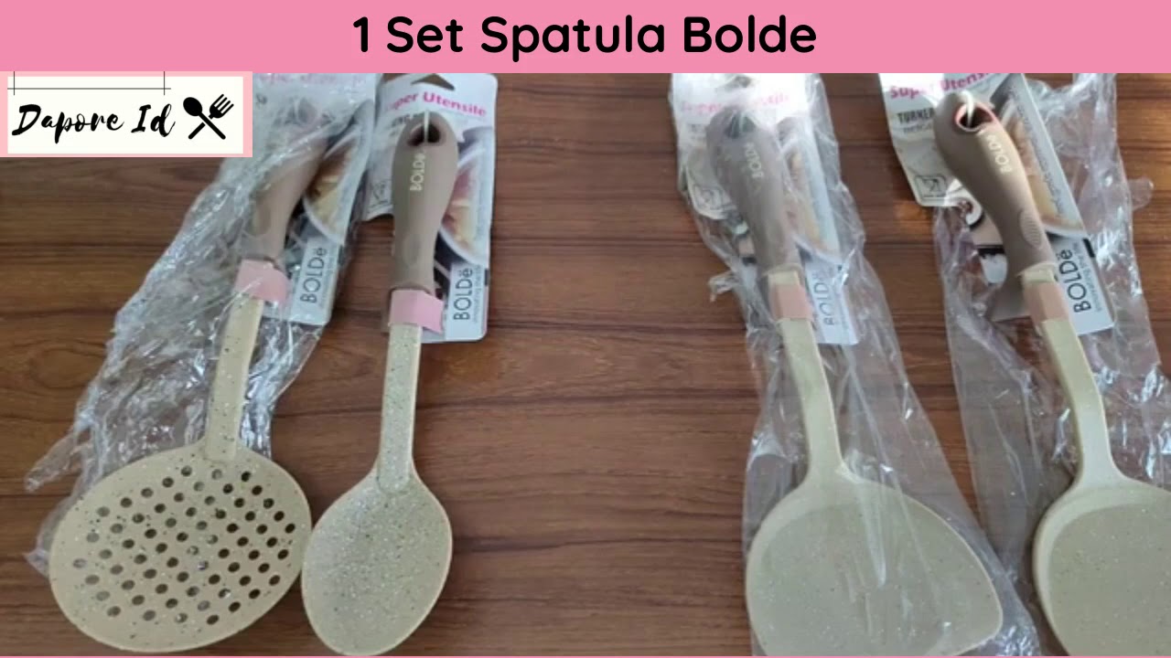 1 set BOLDE Super Utensile / Spatula Bolde / Utensil Slotted Turner ...