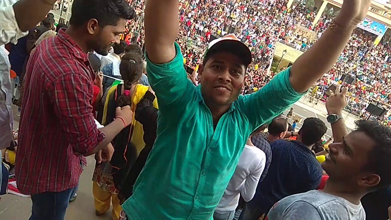 Baga border amritsar 12/08/2019 - YouTube