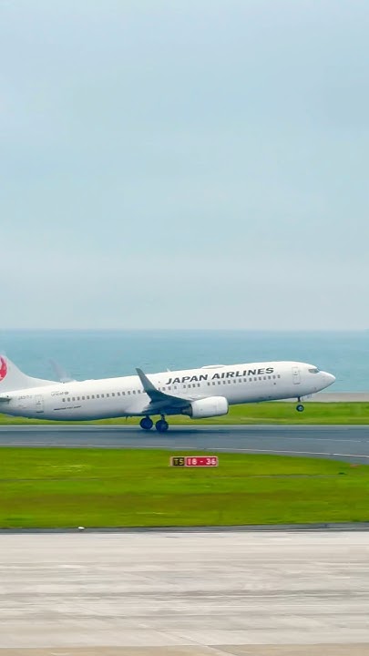 【JA317J】JAL Boeing 737-800 北九州空港離陸 #jal #boeing737 #北九州空港 - YouTube