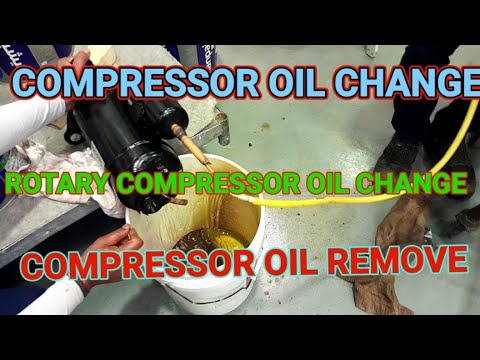 How to change ac compressor oil #digital how to charge ac compressor ...