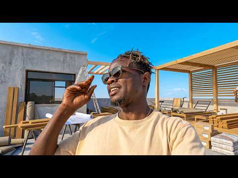 Our Romantic Rooftop Lounge Setup | This Was One of Our Hardest Days in Kenya