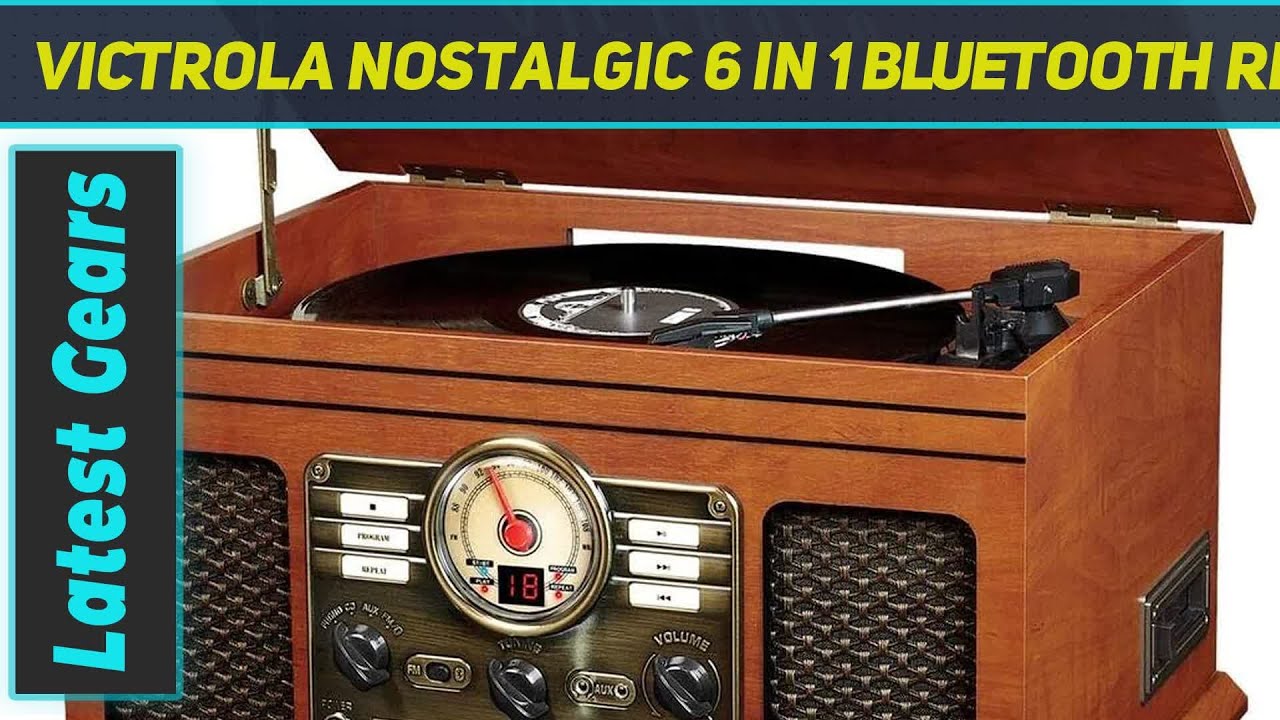 Victrola Nostalgic 6 in 1 Bluetooth Record AZ Review - YouTube