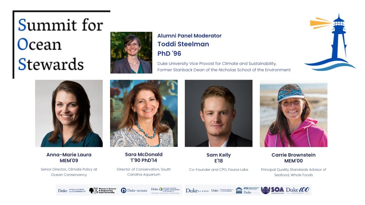 Summit for Ocean Stewards - Alumni Panel - YouTube