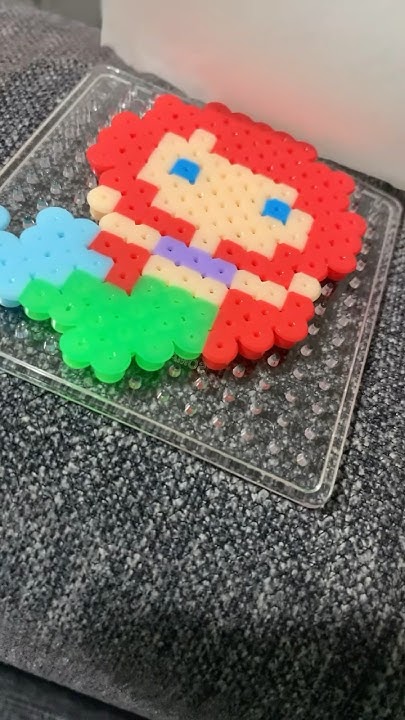 The little mermaid pixel art! #fypシ #craft #thelittlemermaid #cute #diy ...