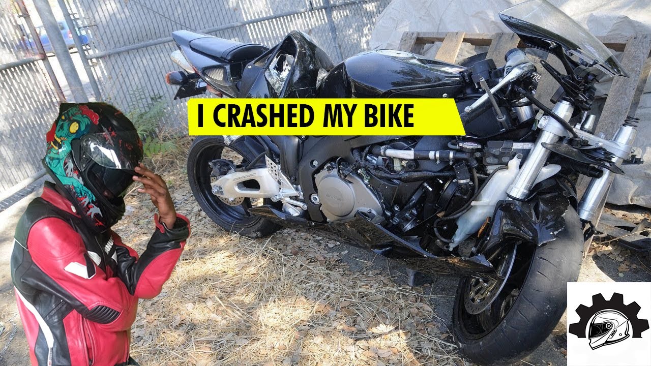 HOW I CRASHED MY BIKE(still hurts) - YouTube