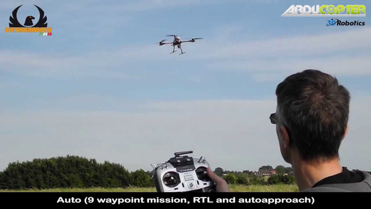 ArduCopter V2.9.1.3 - "Tarot FY650" with "VR-Brain V4" FC (first test ...