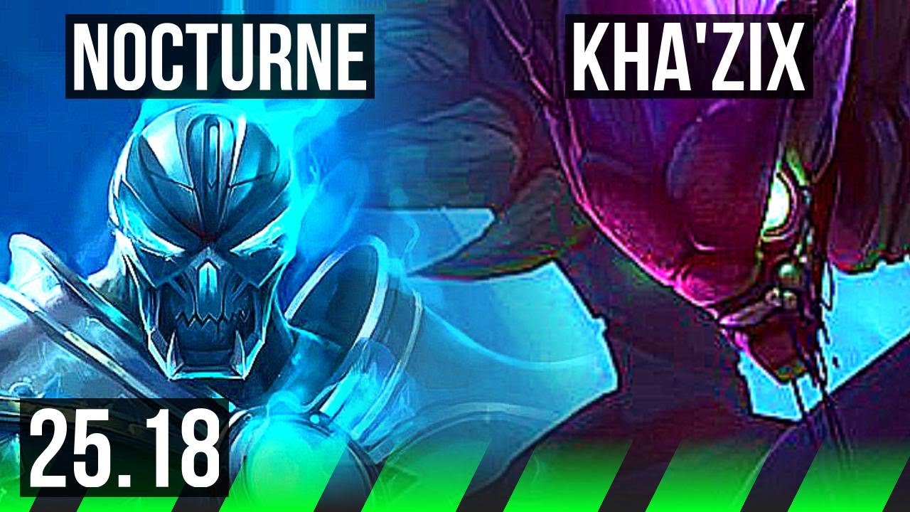 NOCTURNE vs KHA'ZIX (JGL) | 10/4/19 | EUW Master | 25.18 | Manual Gamer