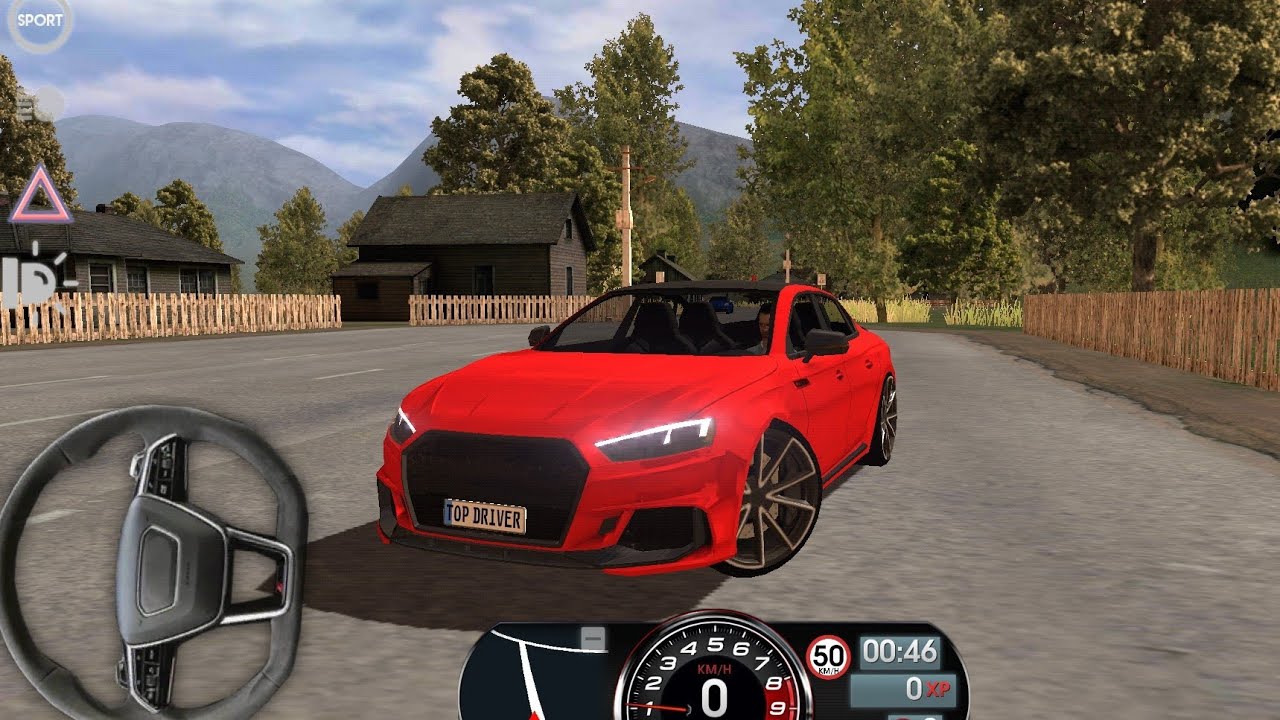 Audi S6 driving school simulator gameplay realistic driving. (Max ...
