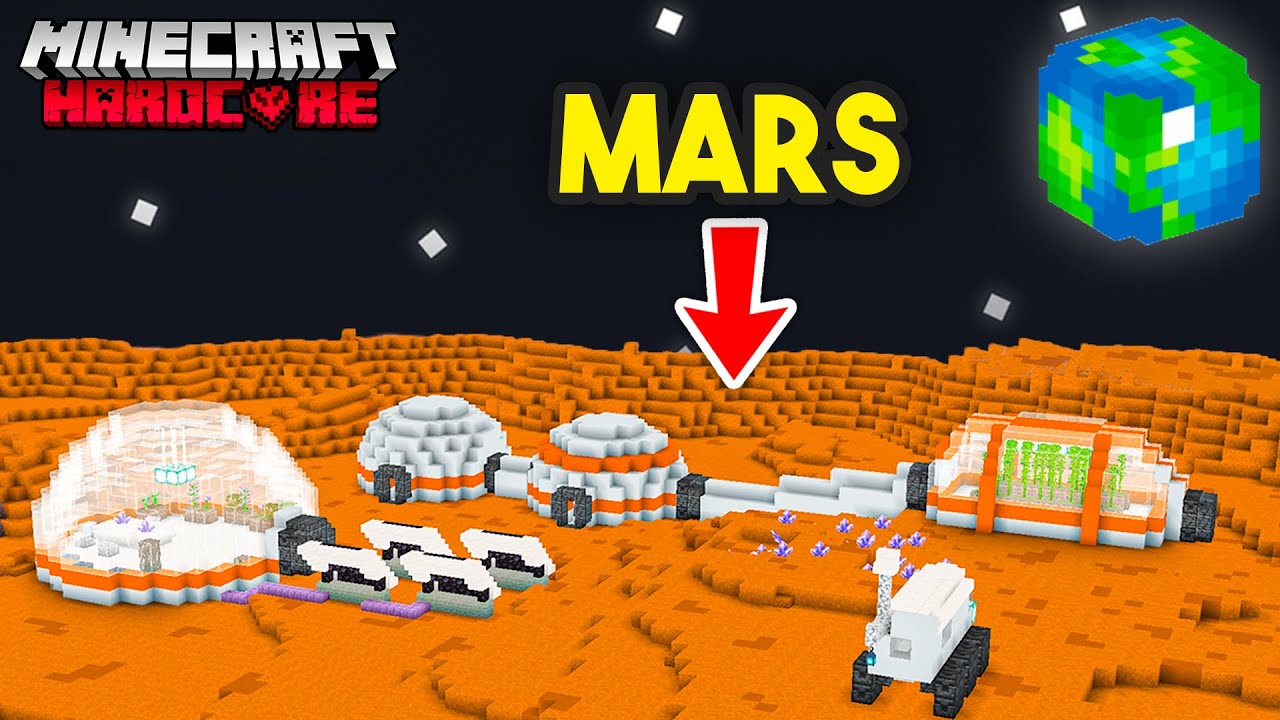 J'ai transformé l'OVERWORLD en MARS sur Minecraft Hardcore - YouTube