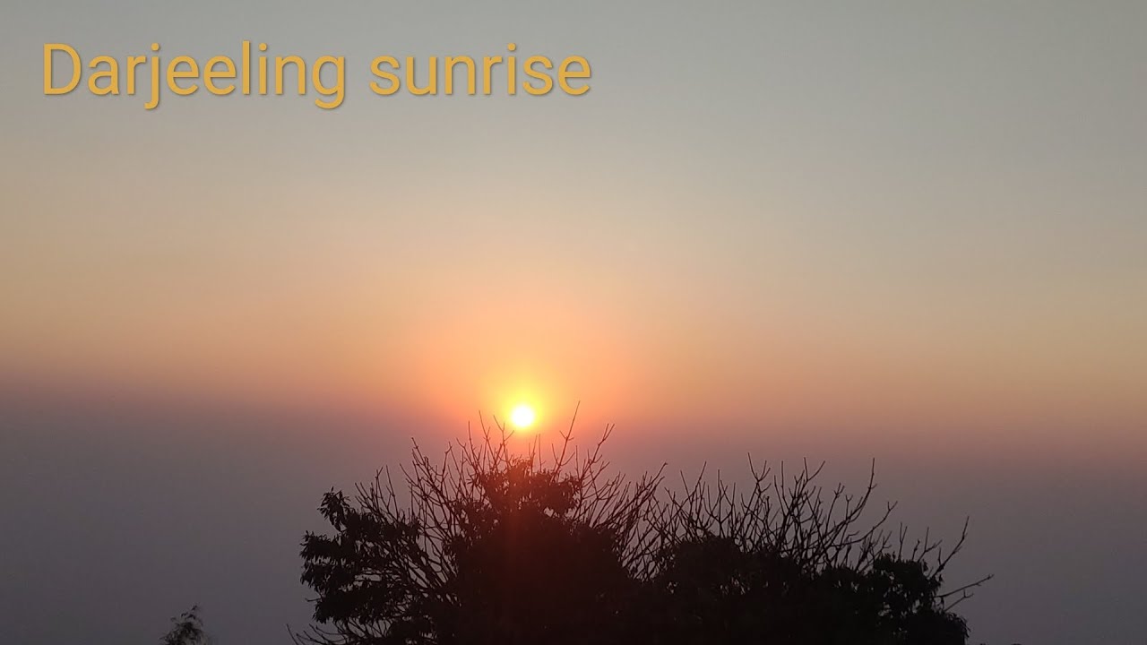 Tiger hills at darjeeling sunrise morning view point from darjleeling # ...