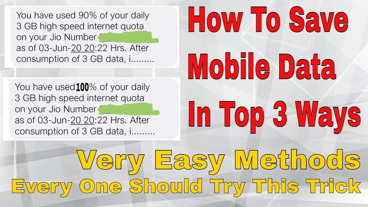 Top 3 Data Saving Tips For Android Save Data In Android Save Mobile 5745