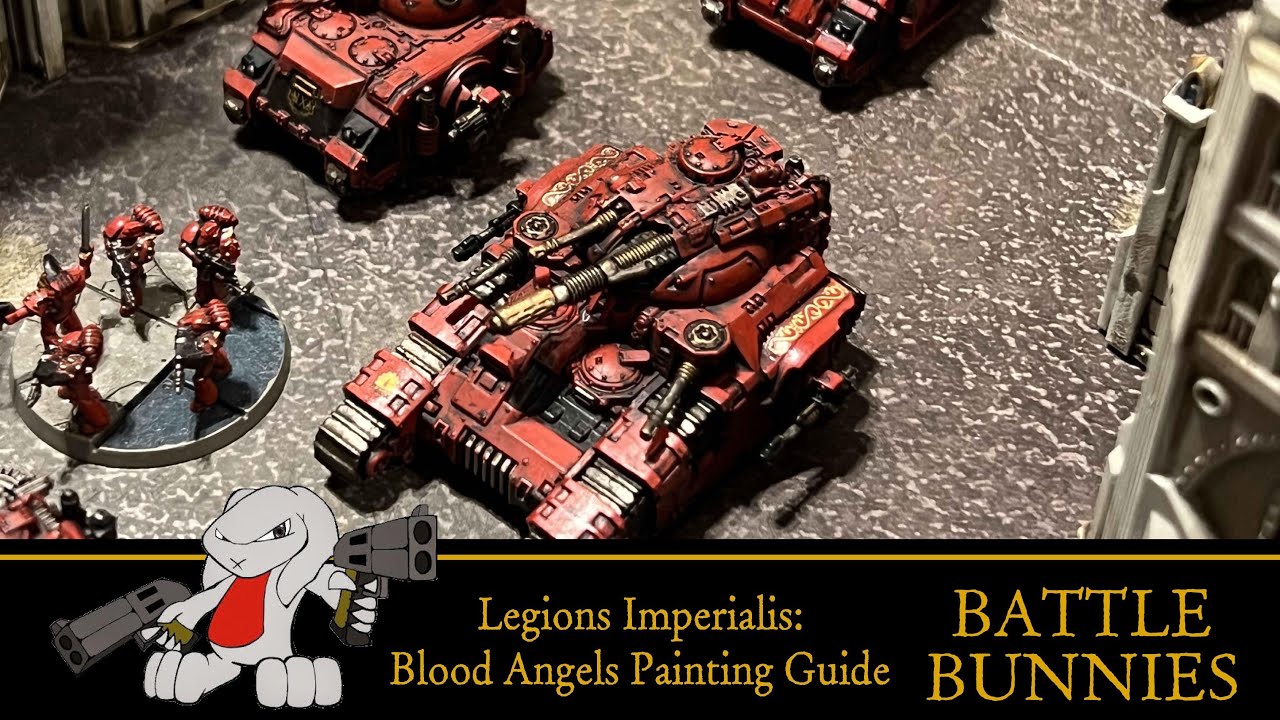 Legions Imperialis: Blood Angels painting guide. - YouTube