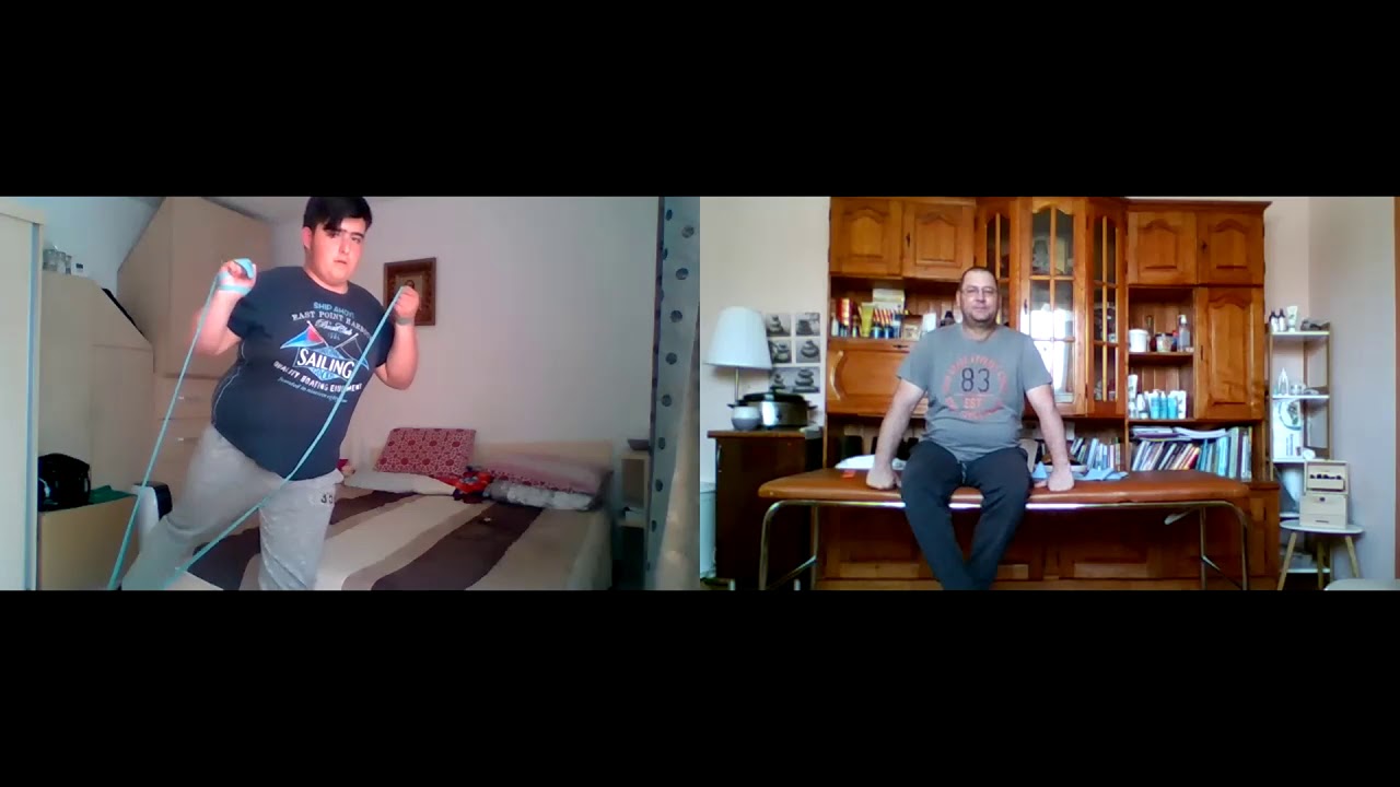 Kinetoterapie pe Zoom cu Ciprian Belean - YouTube