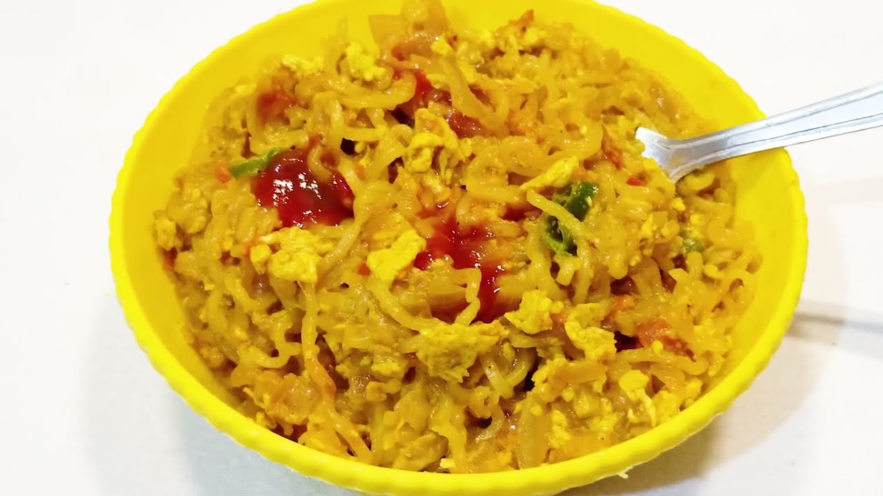 Anda Maggi | Anda Maggi recipe Hindi | Egg Masala Maggi | Street Style ...