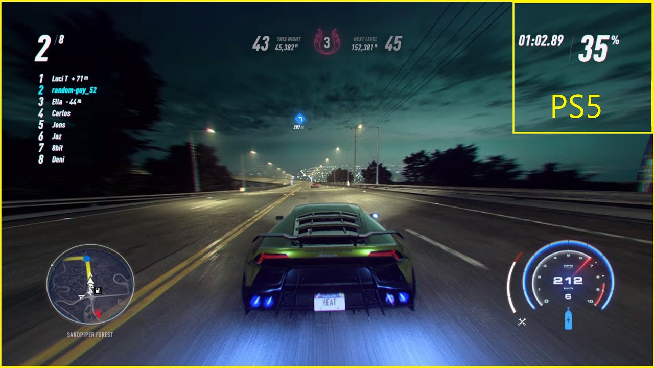 NFS HEAT(NIGHT) Lamborghini Huracán - YouTube