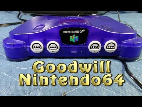 Goodwill Nintendo 64 - YouTube