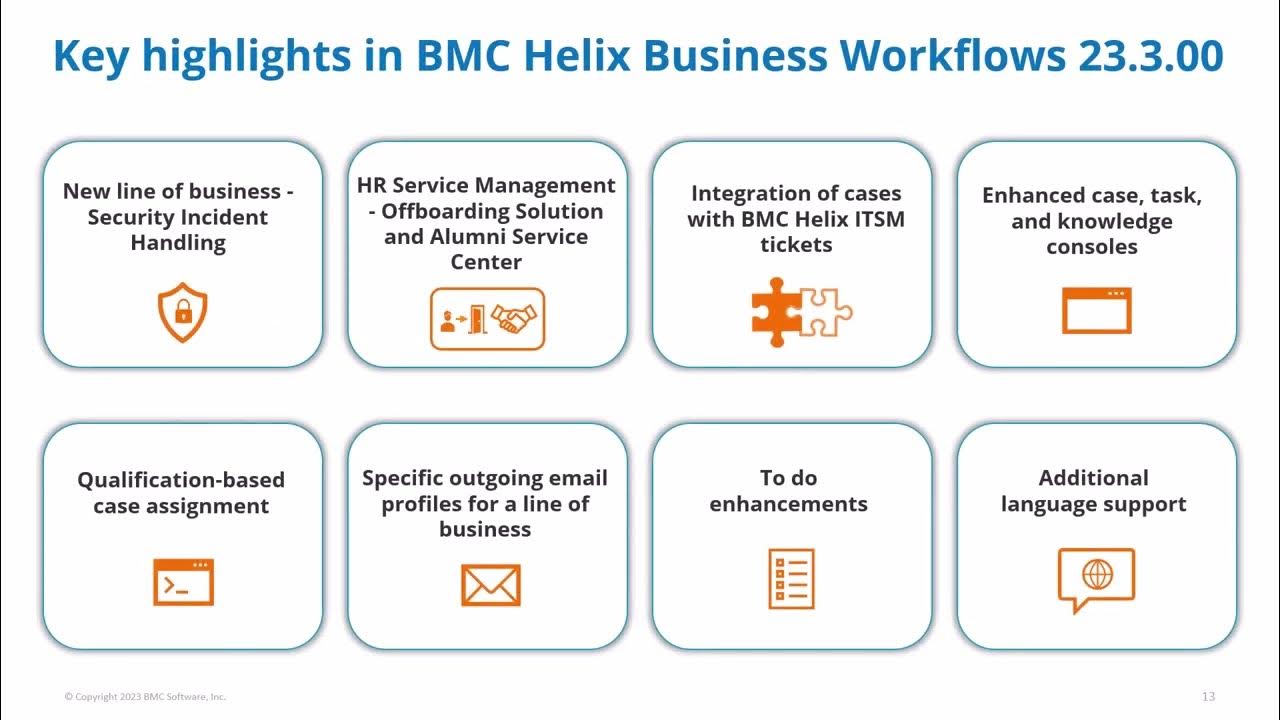 What’s new in BMC Helix Business Workflows 23.3.00 - YouTube