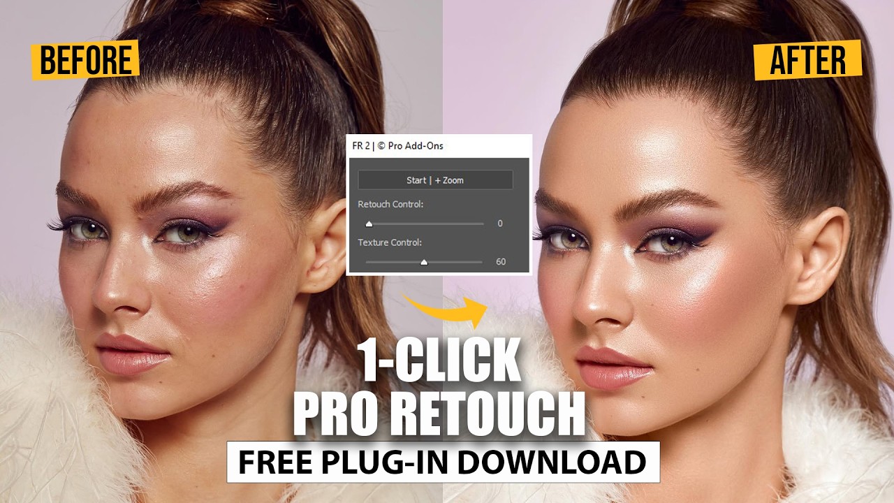 One Click Skin Retouching in Photoshop — Free Plugin Download | Fast ...