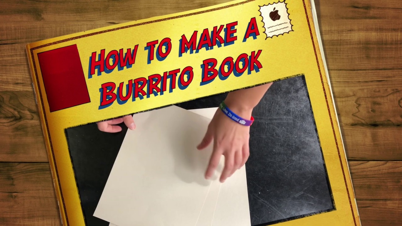How to Make a Burrito Book - YouTube