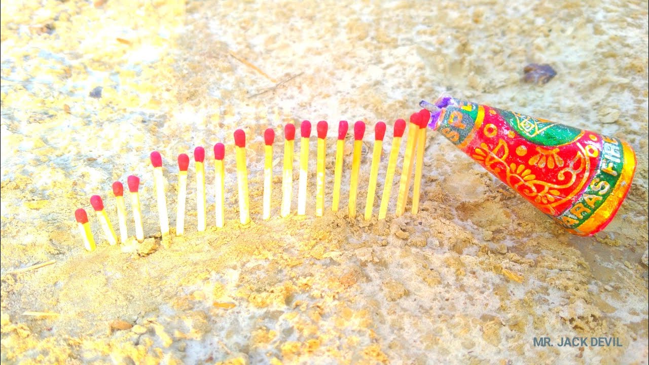 Diwali Anar Fireworks With Matchstick Chain Reaction Domino Vs Diwali ...