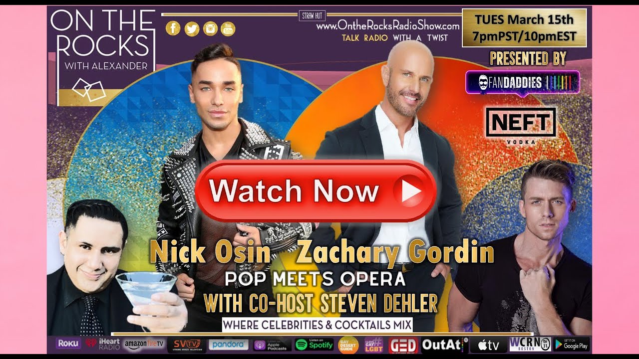 Men of Music w Pop's Nick Osin, Opera's Barihunk Zachary Gordin ...