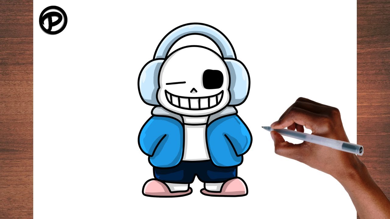 HOW TO DRAW SANS UNDERTALE - YouTube
