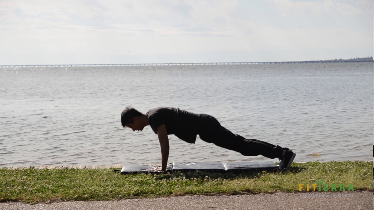 Walk Down Push Up - YouTube