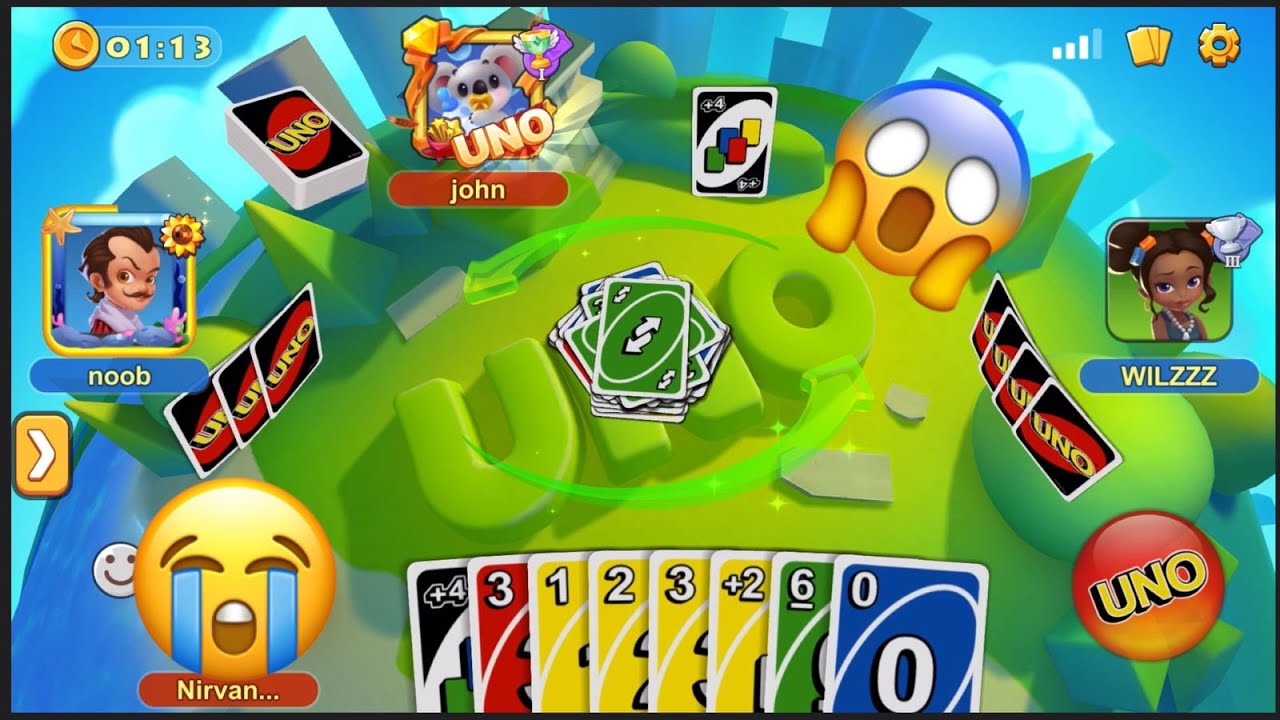 I Sacrificed My Self For My Teammate | Uno Mobile Game Play 2vs2 | Fun ...