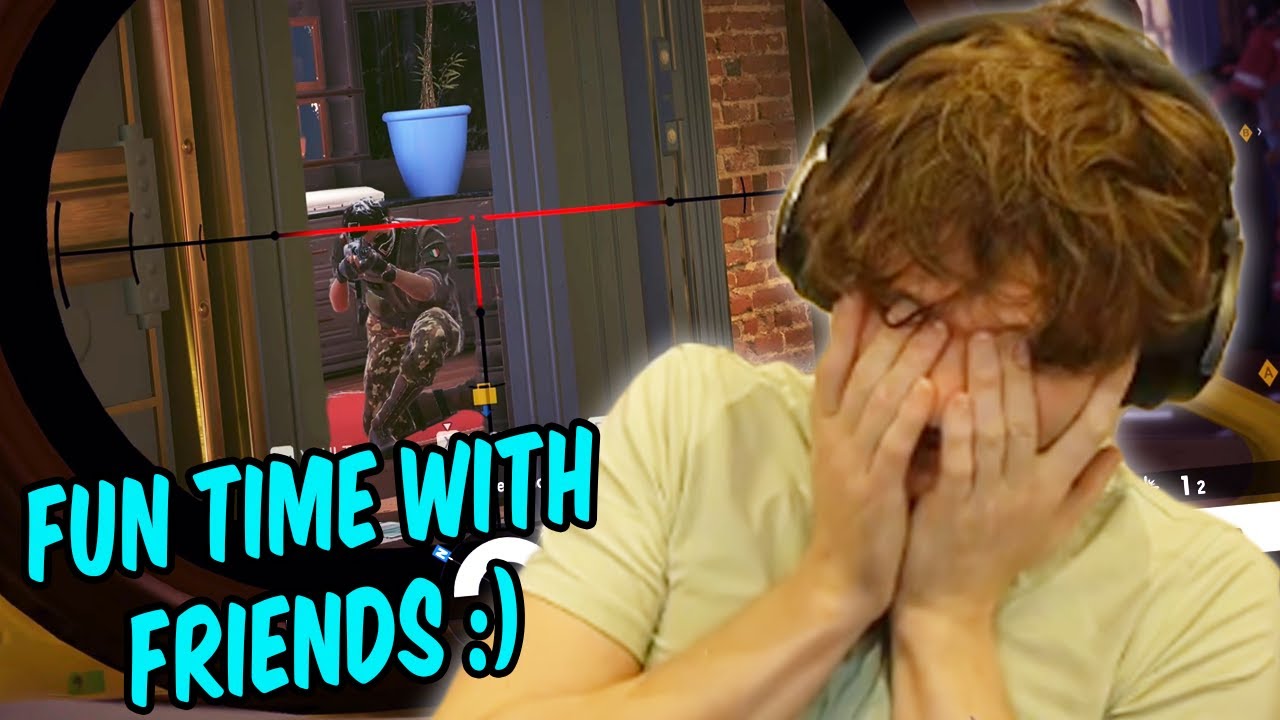 Teo and friends have a great time playing SIEGE - YouTube