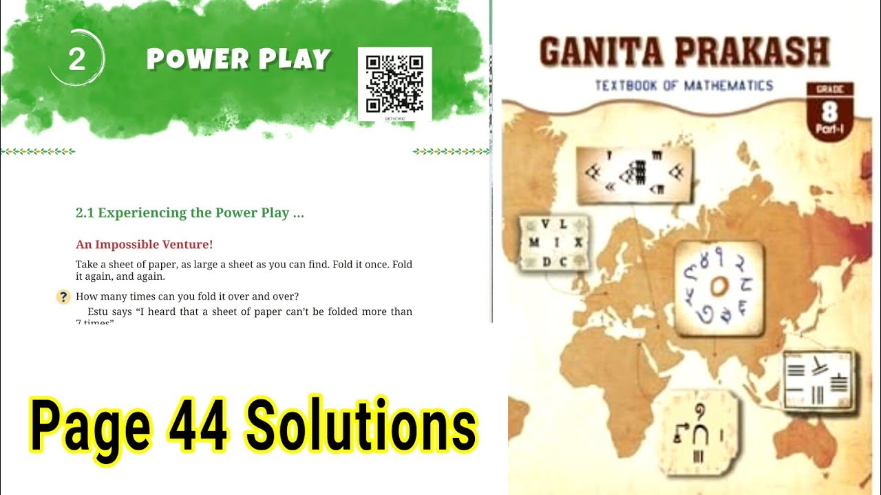 Power Play Class 8 | Ganita Prakash Page No 44 Solutions - YouTube