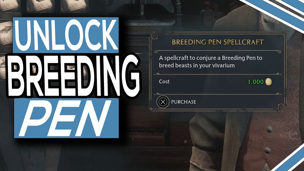 How To Unlock The Breeding Pen In Hogwarts Legacy - YouTube