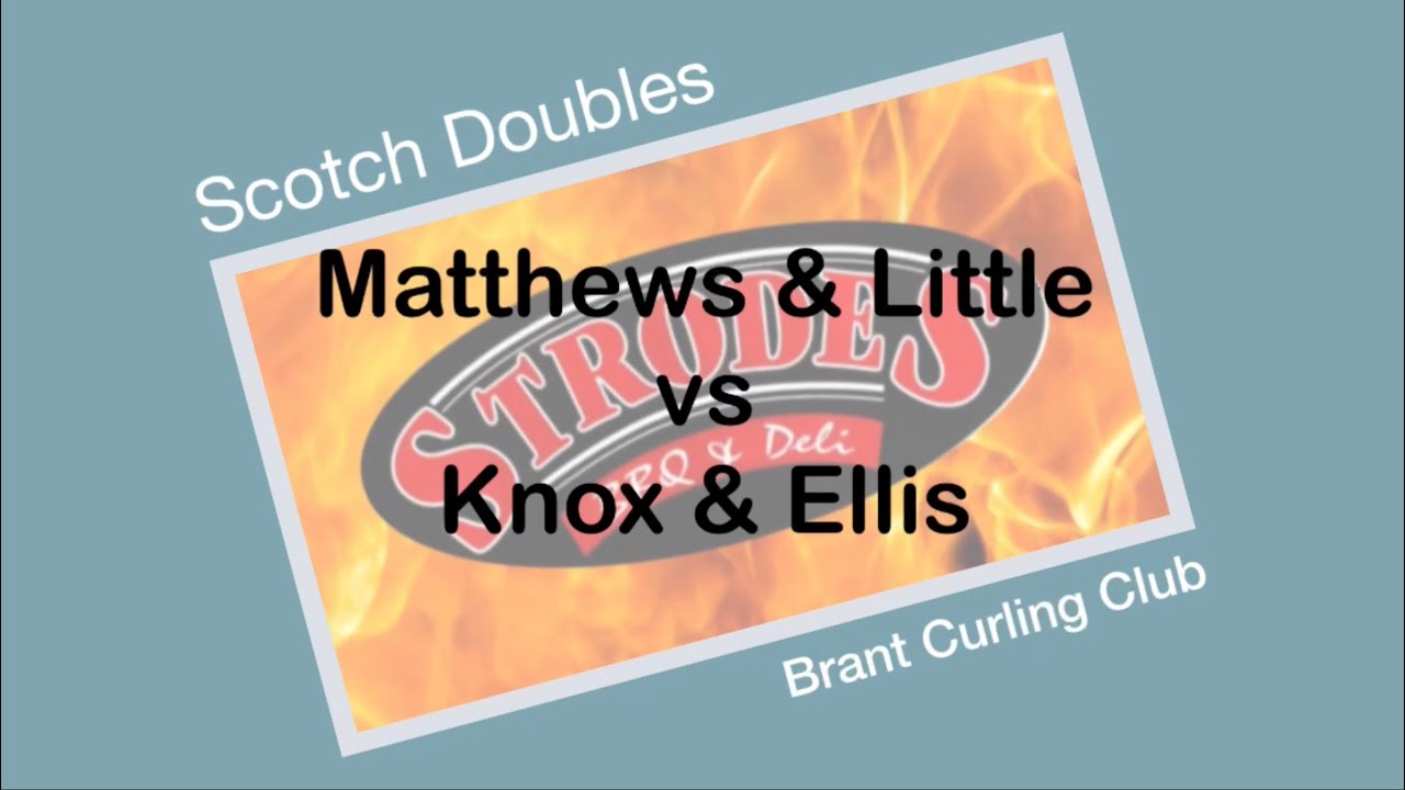 Strodes Scotch Doubles 2024 - Matthews & Little vs Knox & Ellis - YouTube