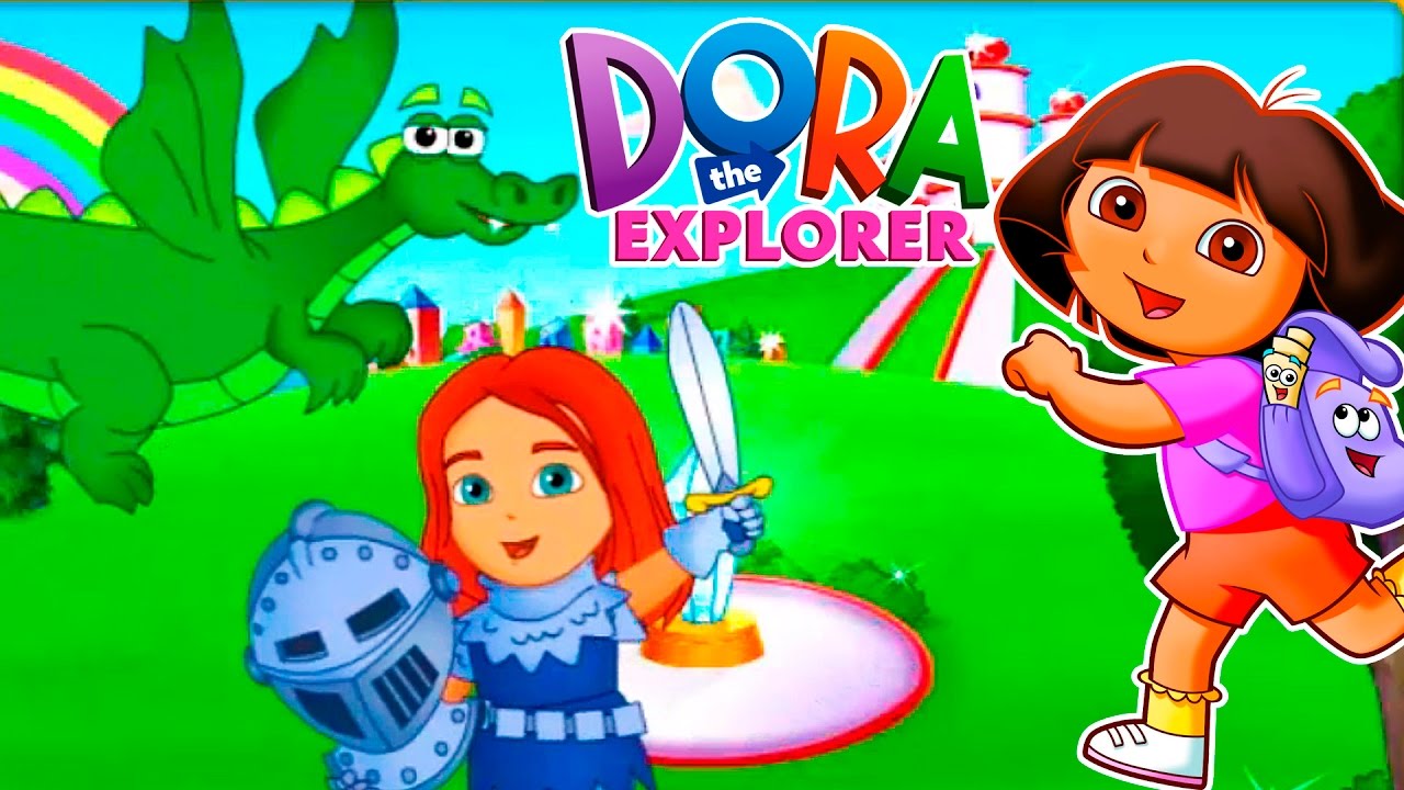 Dora the Explorer - Dora's Great Big World Game. Games for kids - YouTube