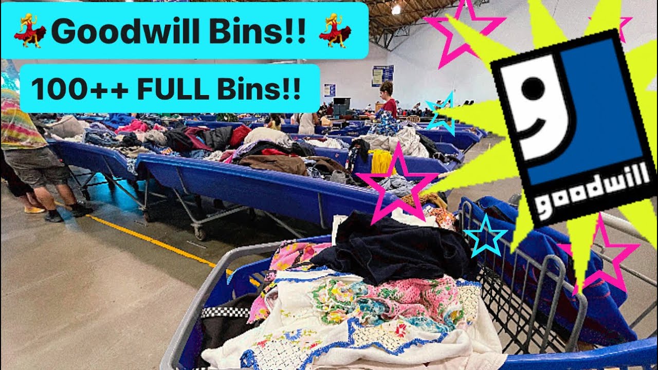 Let’s GO To Goodwill Bins! The Bins Are Full Today! Going Thru 100 ...