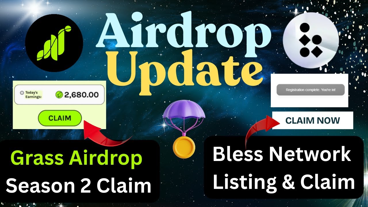 Grass Airdrop Season 2 Claim Update | Bless Network Airdrop Listing ...