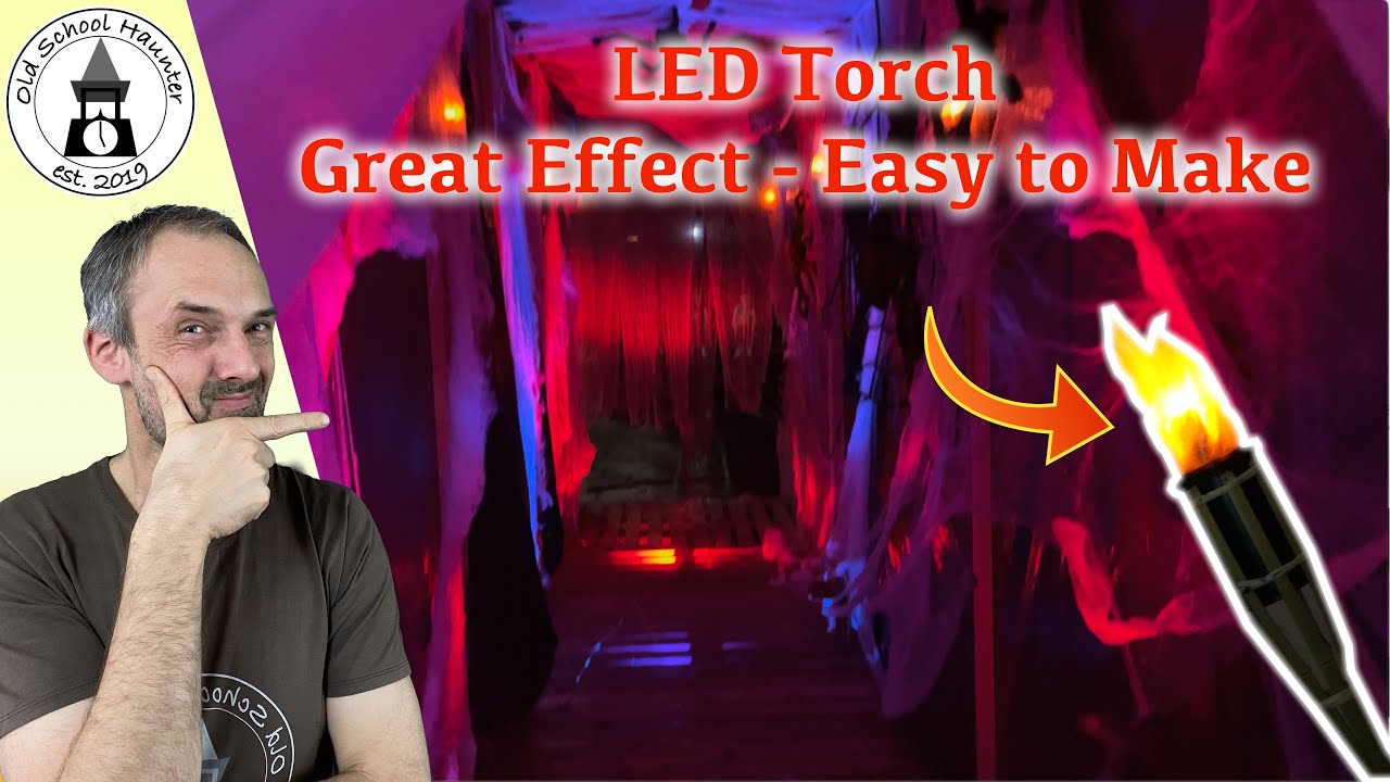 Easy Diy Led Torch With Cool Effect For Halloween Decorations [Decor EN ...