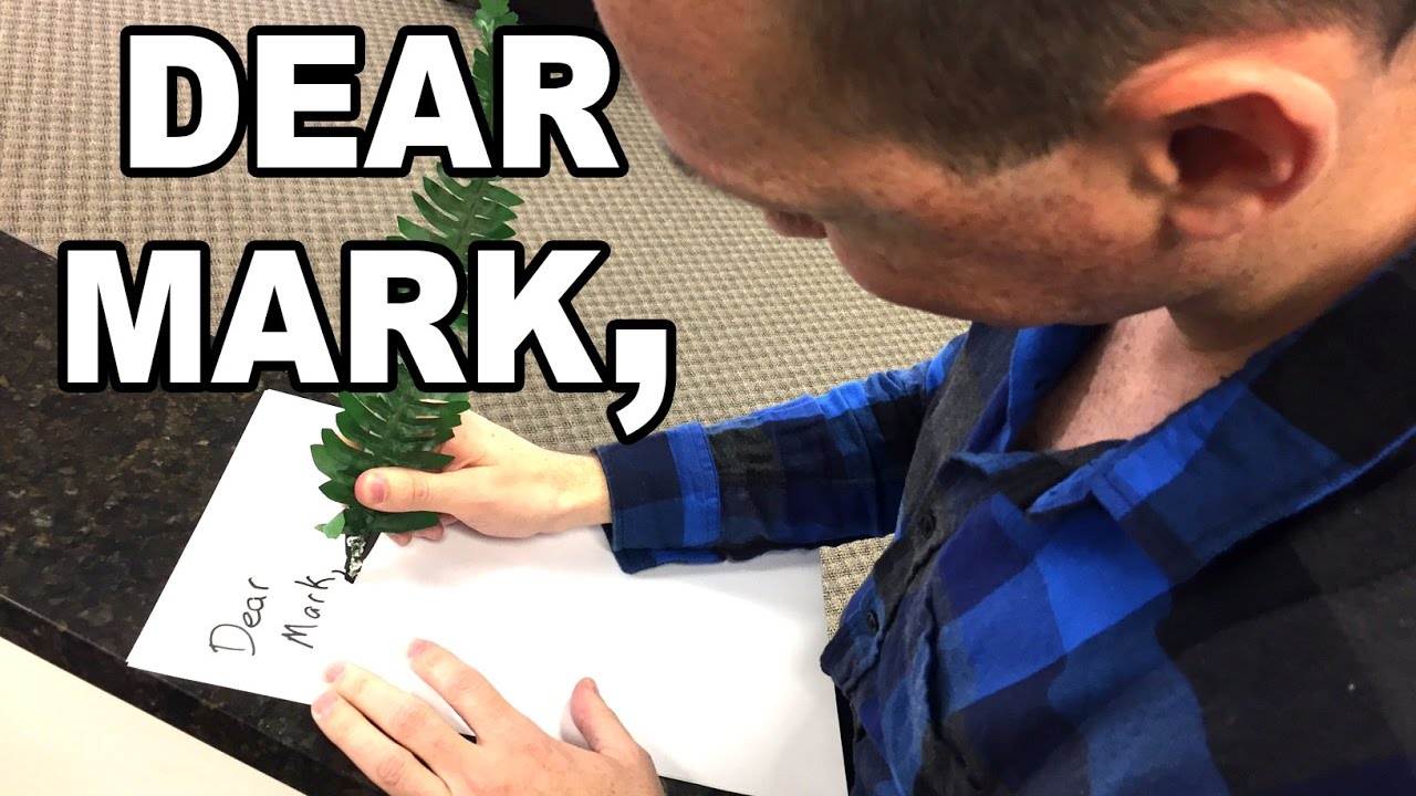 Dear Mark - A Once-In-A-Lifetime Request - YouTube
