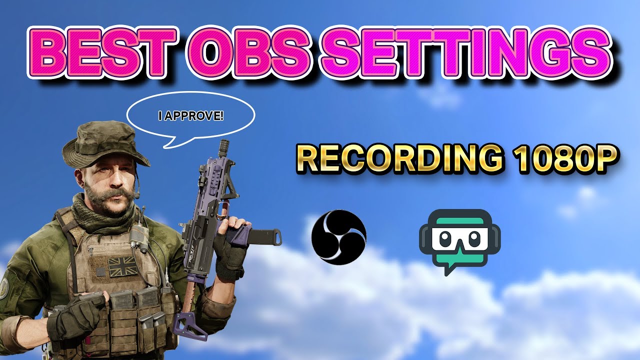 The Best OBS Recording Settings for 1080p! Crisp and Clear! - YouTube