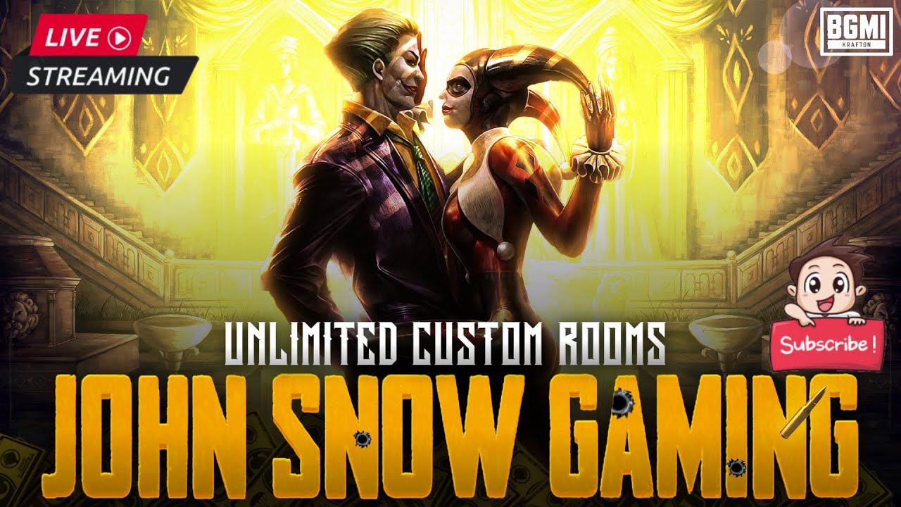 BGMI live : 👍 John Snow Gaming | BGMI Custom Rooms | Win Up To 2000 RS ...