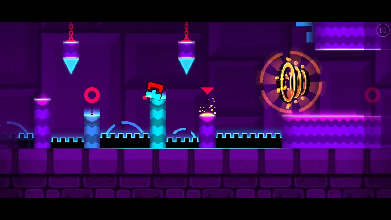 Playing geometry dash world (Toxic Factory) - YouTube