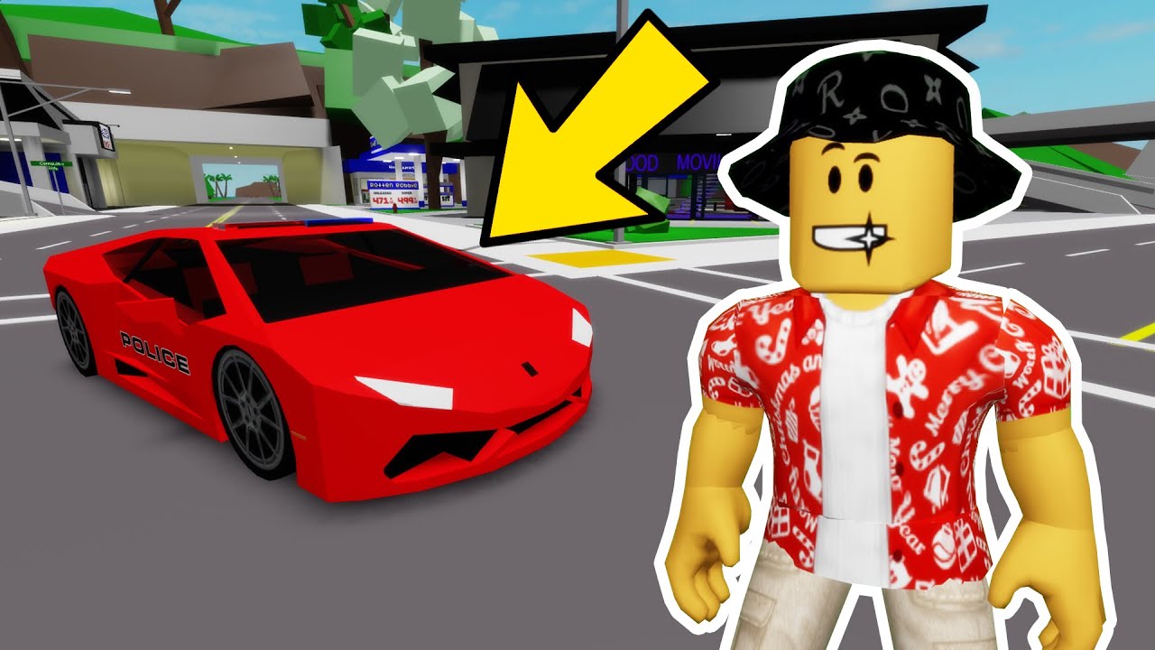 LA LAMBORGHINI DE LA MISE A JOUR SUR BROOKHAVEN ROBLOX - YouTube