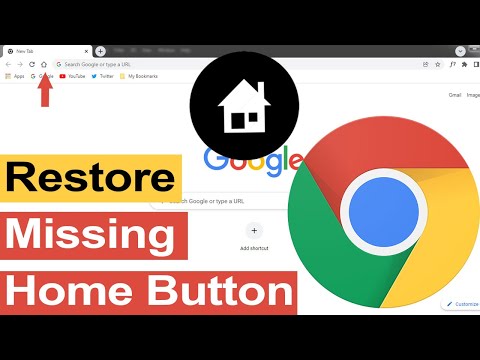 How To Restore Home Button On Browser
