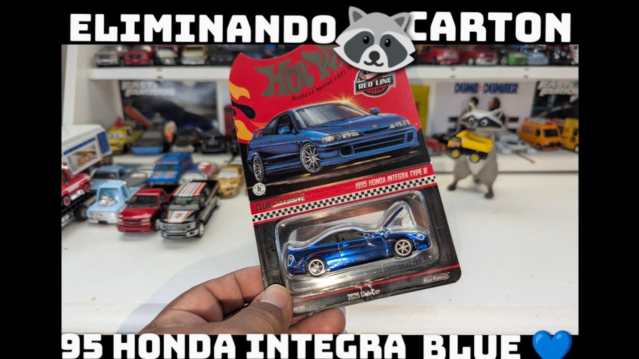 Destapemos el 🔥 Hot Wheels RLC 🔥 honda integra 🦝👍 belleza Blue 💙 - YouTube