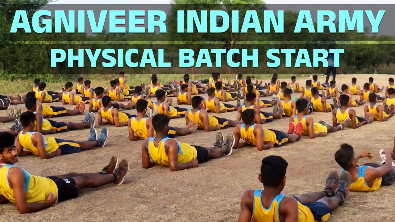 Agniveer Indian Army Warmup Exercise For Body Fitness | Karnataka Best ...