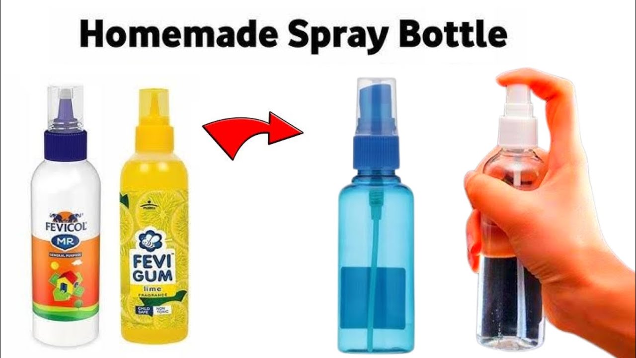 How to make spray bottle at home/homemade spray bottle/Bottle Spray ...