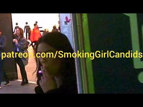 Smoking girl candids sampler 36