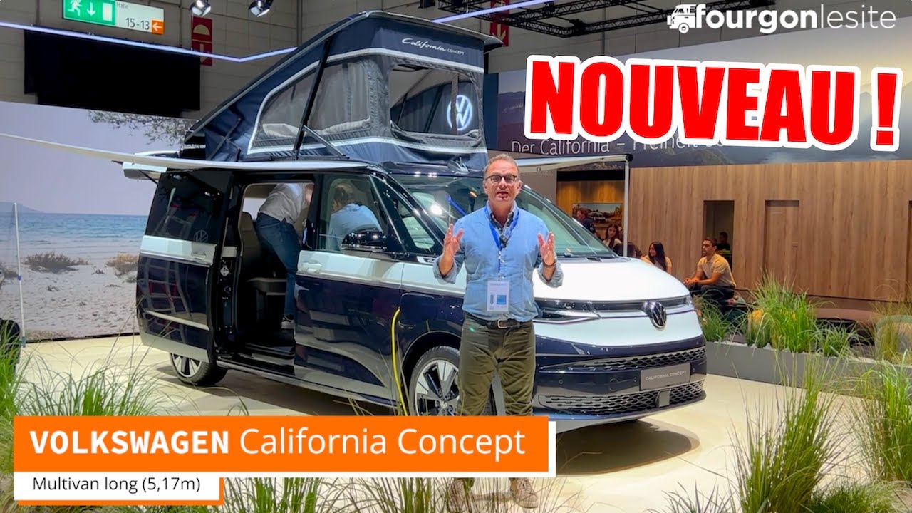 VW CALIFORNIA CONCEPT - première mondiale ! - YouTube