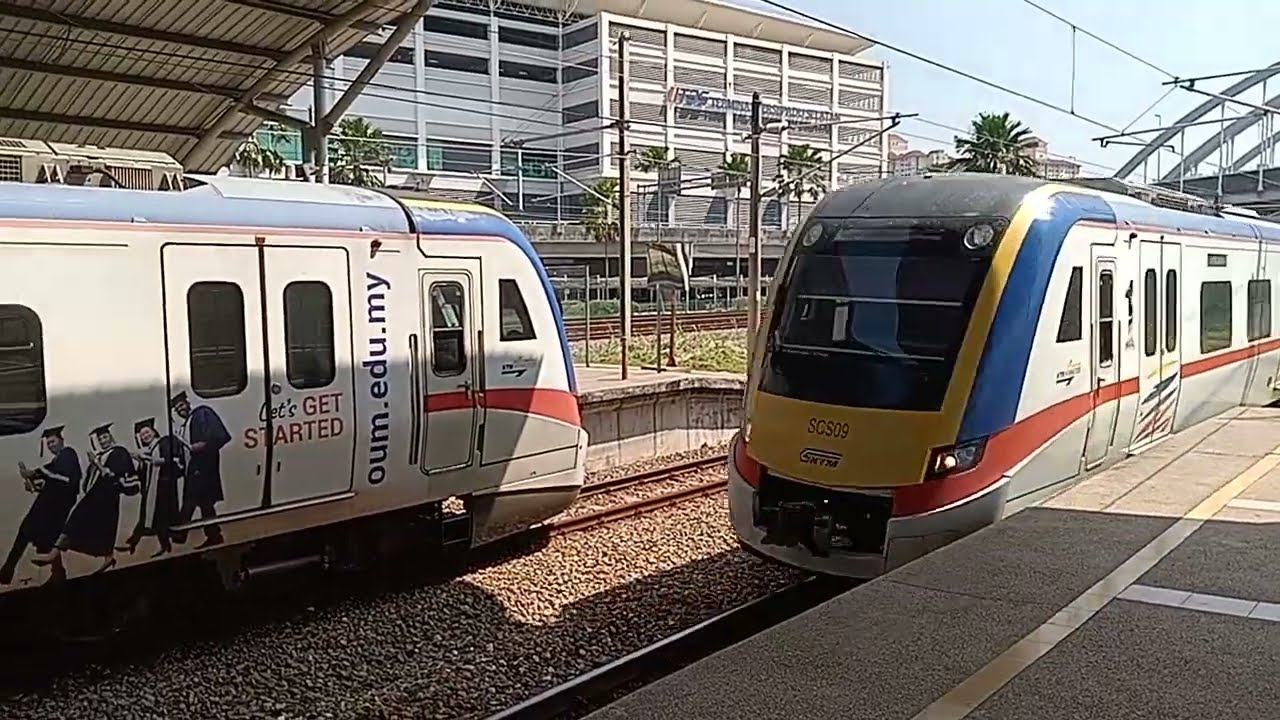 stesen KTM Bandar Tasik Selatan - YouTube