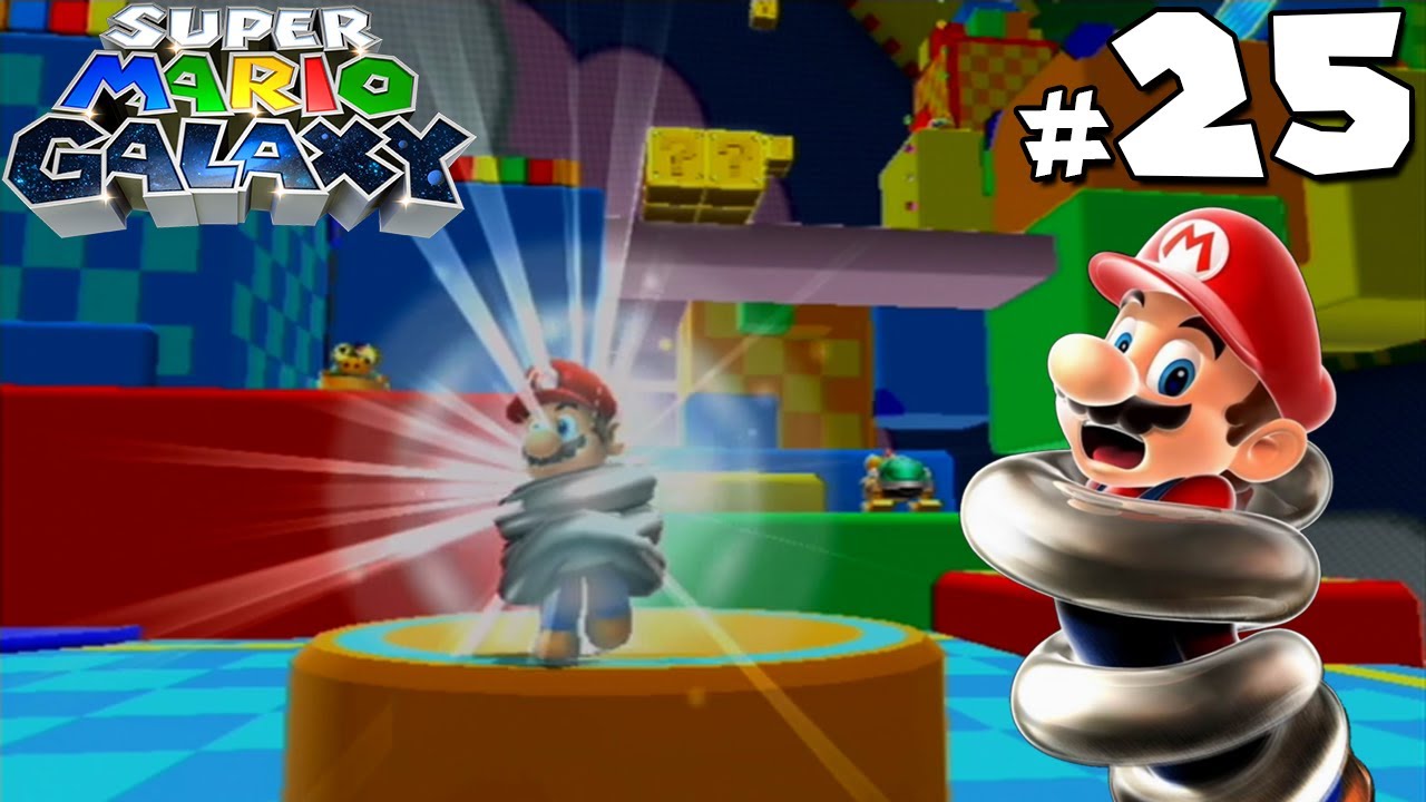 Super Mario Galaxy - Gameplay Walkthrough - Toy Time Galaxy - Part 25 ...
